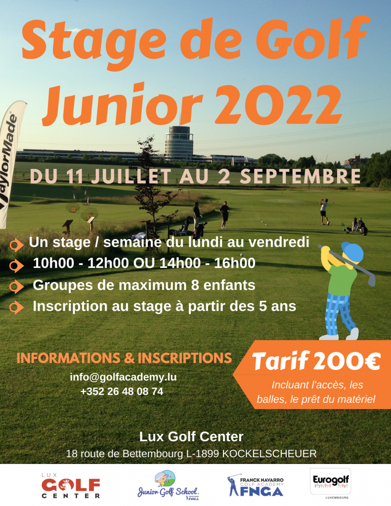 Archives des Stages Juniors - Lux Golf Center